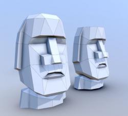 moai shades head statue 3d models | Page 1 | STLFinder