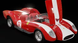 Ferrari Testa Rossa 250 Section Model - Free 3D Model | STLFinder