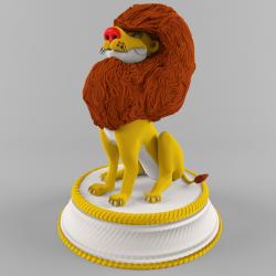 watercolor doodle lion circus 3D Models | Page 1 | STLFinder