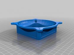 92mm to 120mm PC Fan Adapter Reducer FlushFit WideMouth 3D Models ...