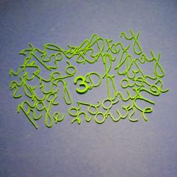 handwritten print font 3D Models | Page 1 | STLFinder