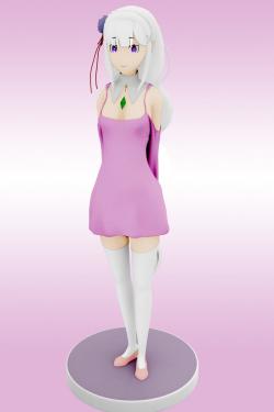 emilia anime 3D Models | Page 1 | STLFinder