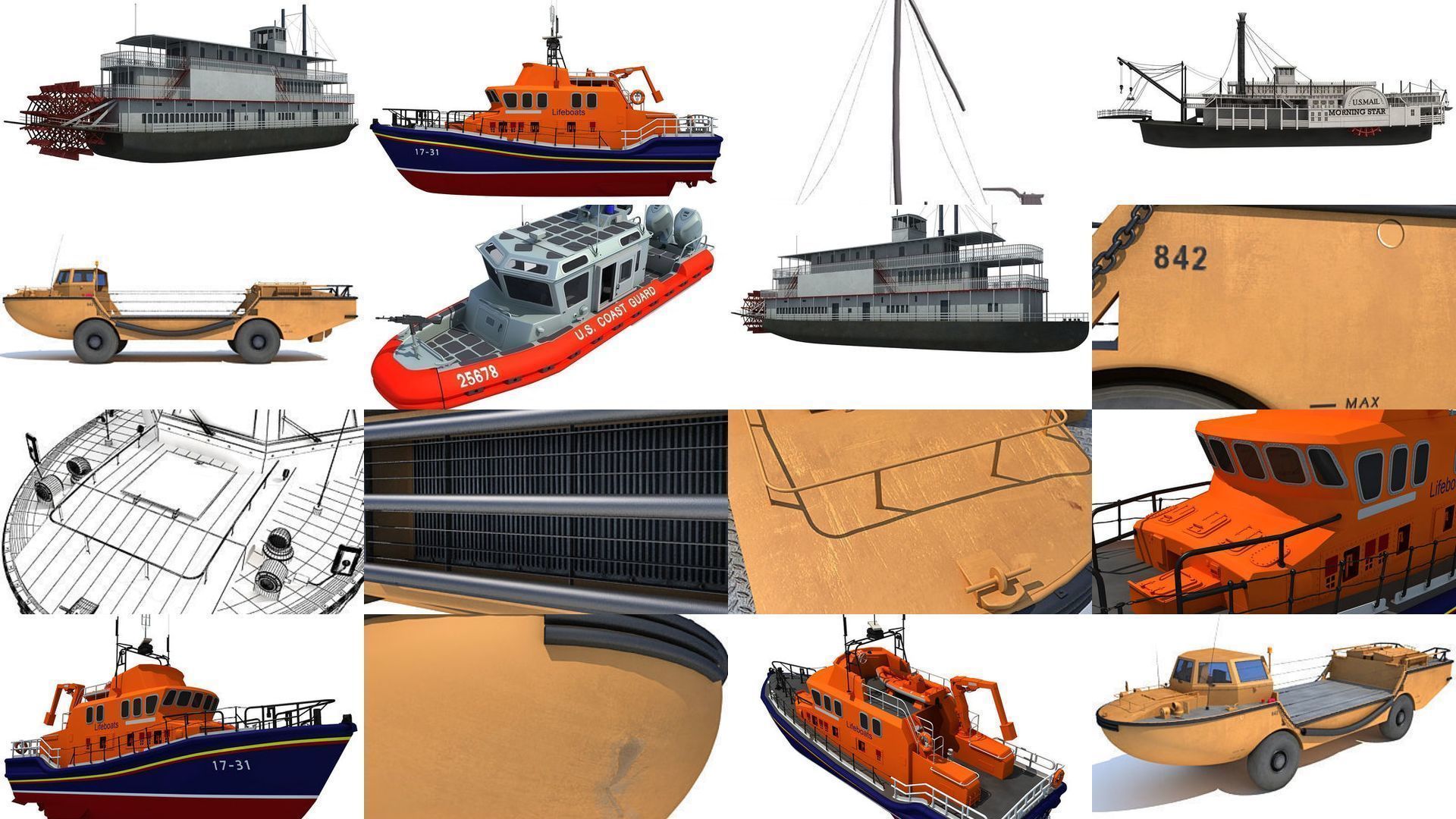 boat 3d print 3d models - BAMAX
