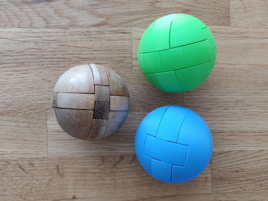 puzzle sphere 3d models - BAMAX