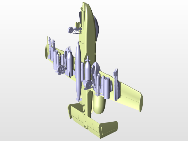 a10 warthog round 3d models - BAMAX