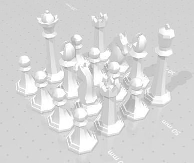 3d printed chess pieces 3d models - BAMAX