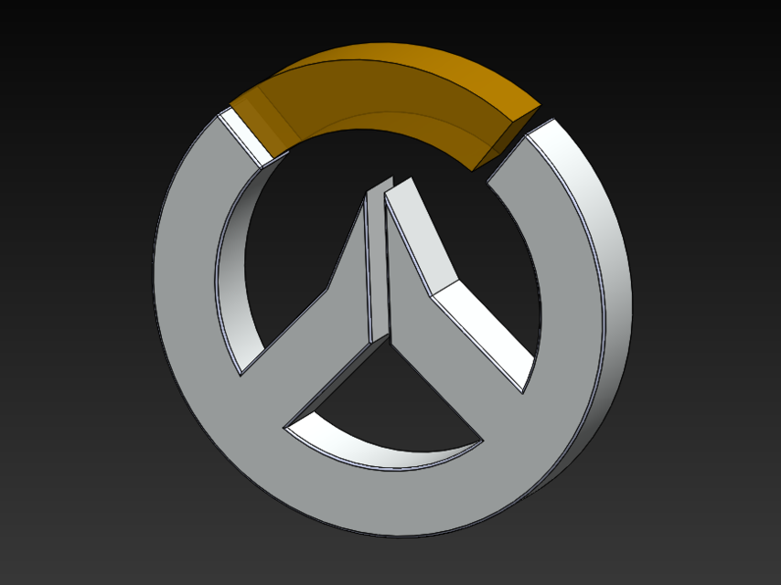 overwatch logo 3d models - BAMAX