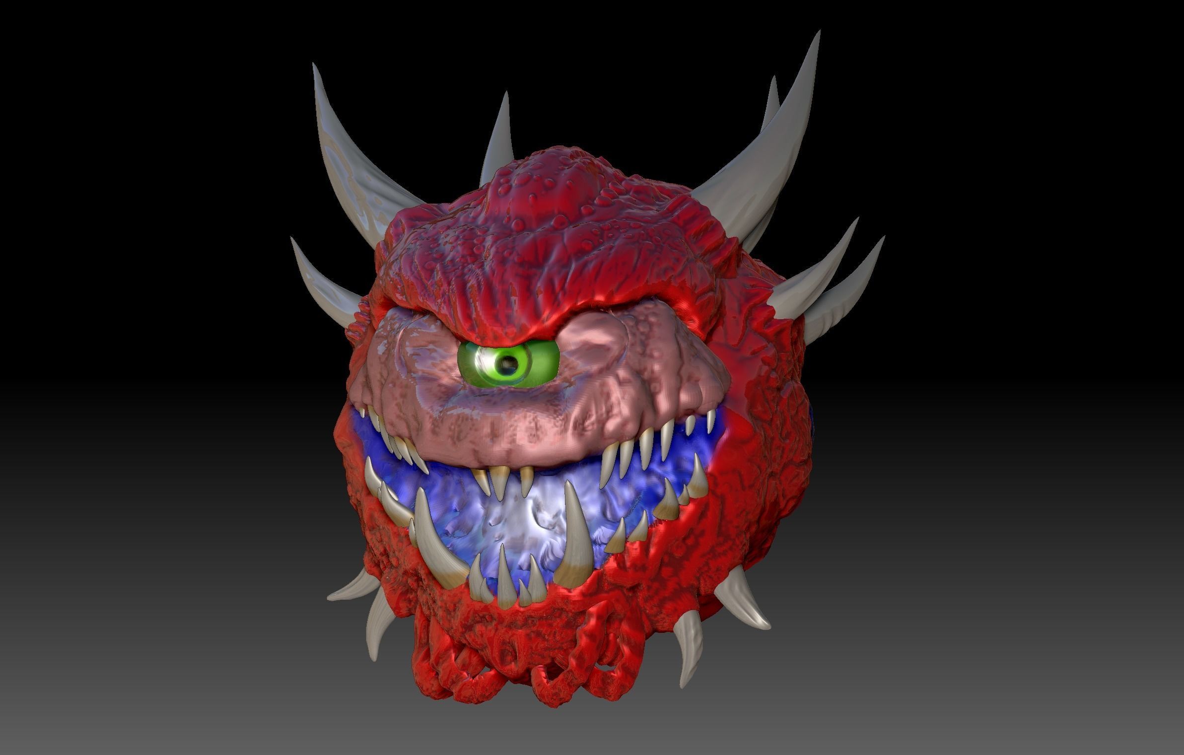 cacodemon doom 3d models - BAMAX
