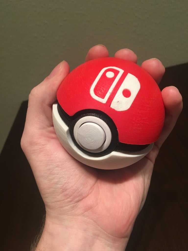 pokeball switch game case stl 3d models - BAMAX