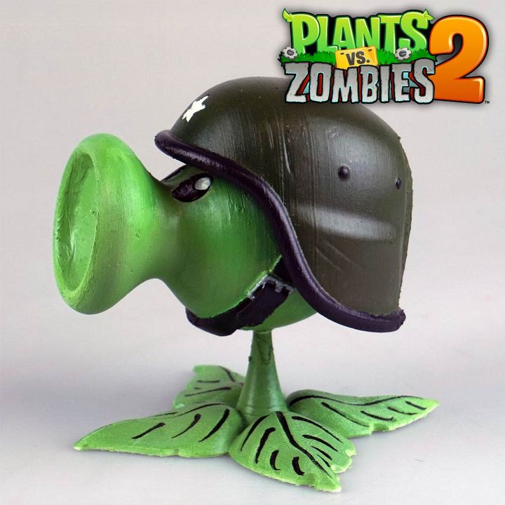 snow pea plants vs zombies 3d models - BAMAX