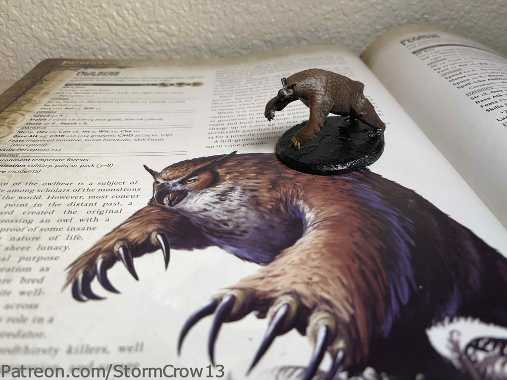 owlbear pathfinder 3d models - BAMAX