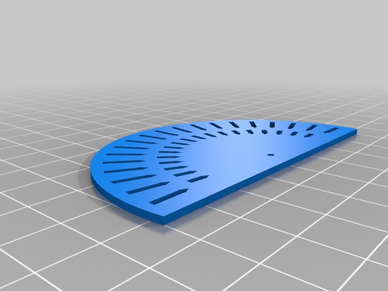printable protractor 3d models - BAMAX