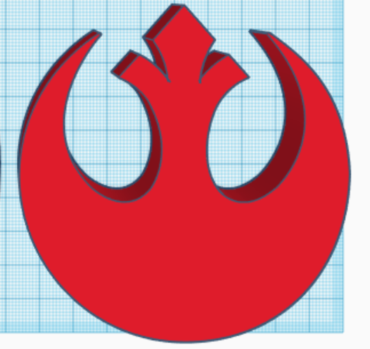 starwars rebel logo 3d models - BAMAX