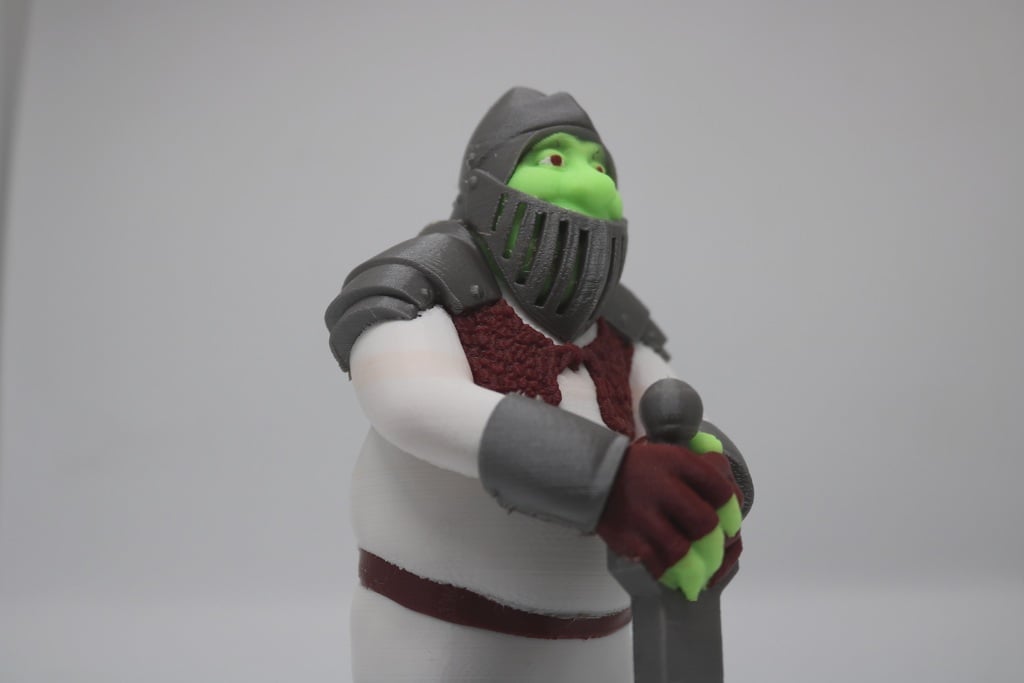 shrek in armor 3d models - BAMAX