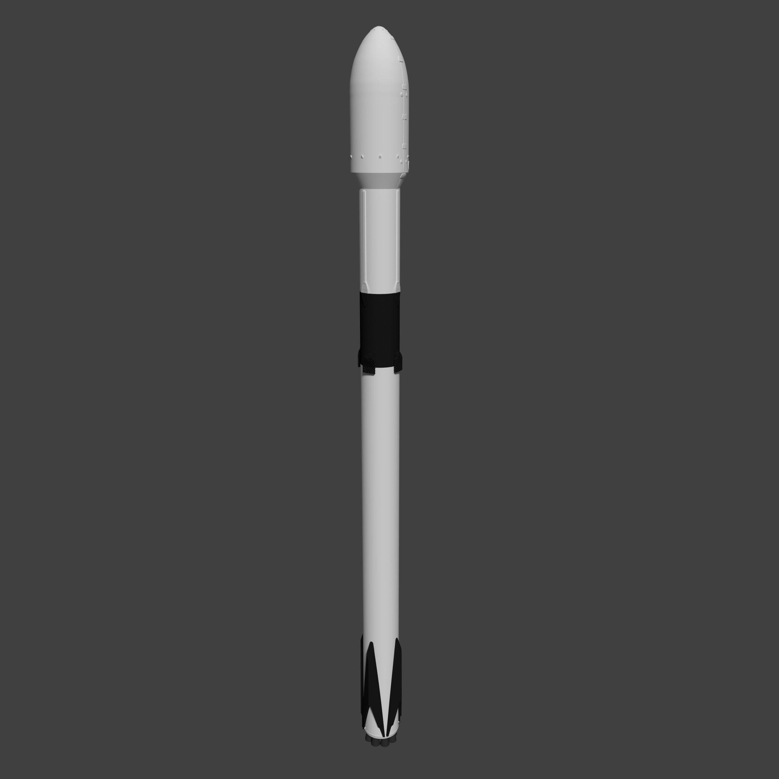 falcon 9 model 3d models - BAMAX